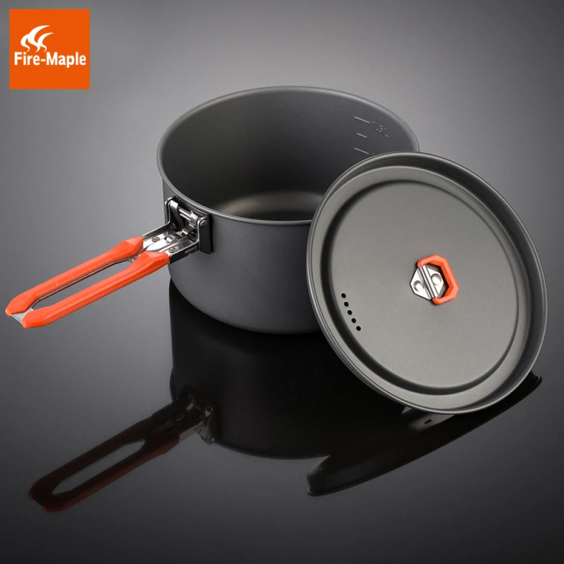 FIREMAPLE Feast 3: Compact Camping Cookware Set for Hiking & Picnics
